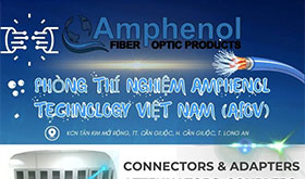 Thi công nội thất phòng thí nghiệm Amphenol Fiber Optic